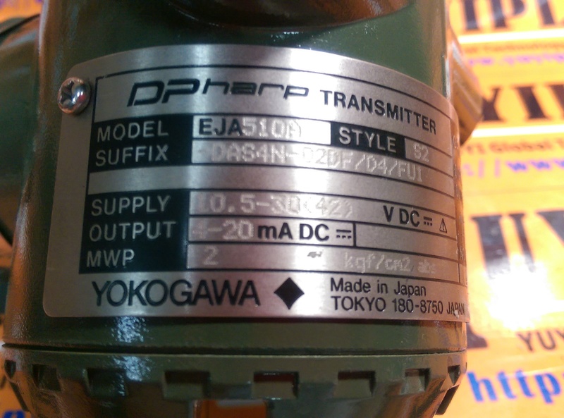 YOKOGAWA EJA510A TRANSMITTER - 裕益科技自動化設備可程式編碼器PLC分散式控制系統DCS